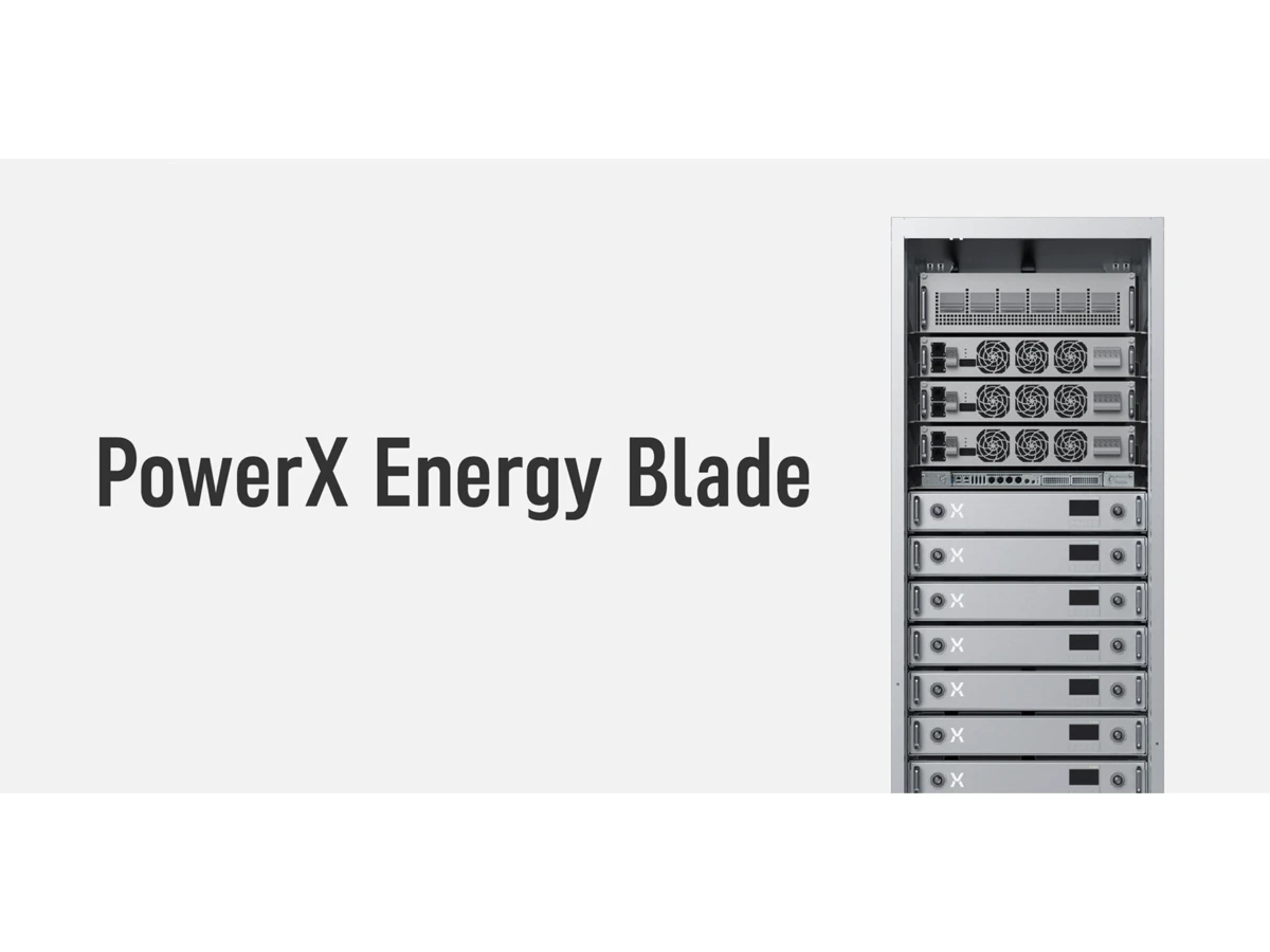 PowerX Unveils "PowerX Energy Blade," a Rack-Mounted Battery Energy ...
