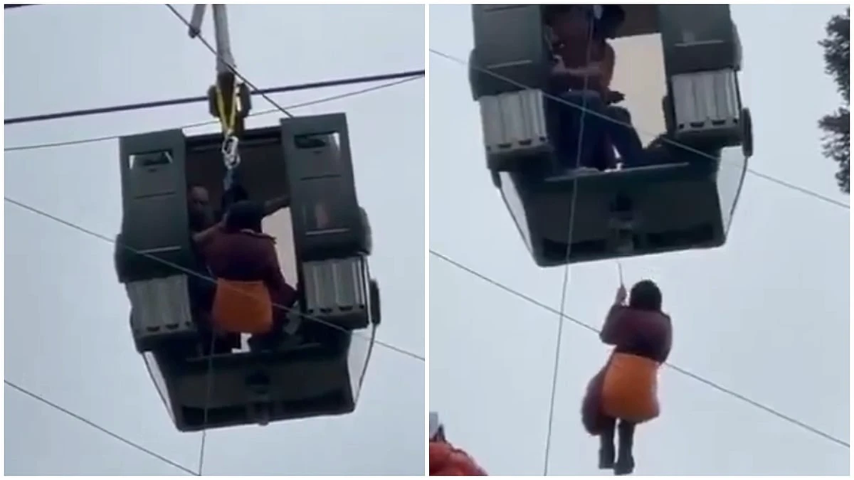 Gulmarg Gondola hangs in mid air after technical snag; nearly 300 ...