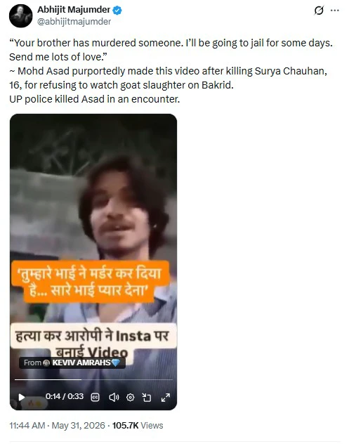 Ghaziabad Murder Case: Viral Video Does Not Show Accused Asad Boasting ...