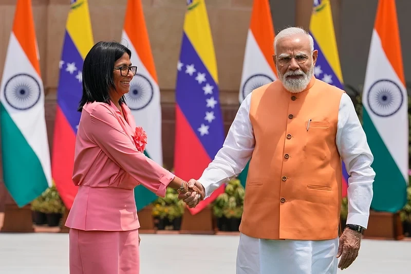 Delcy Rodríguez Concludes India Visit After High-Level Talks on Energy ...