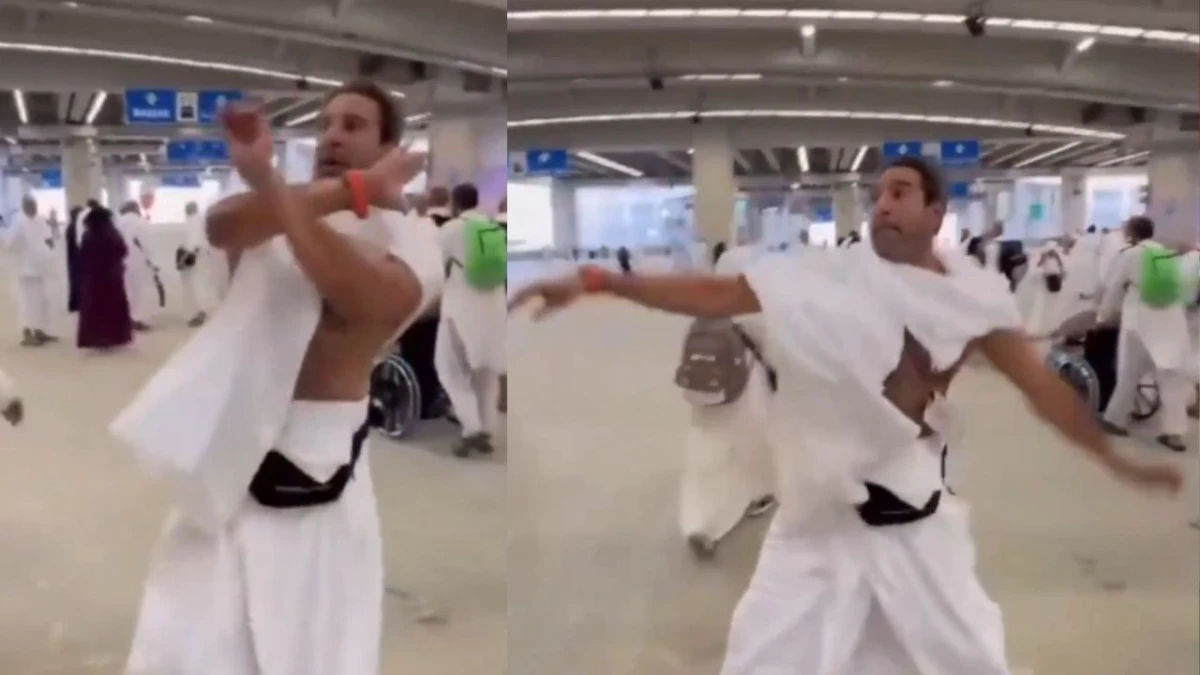 Wasim Akram recreates his iconic bowling action during Hajj Rami Ritual ...