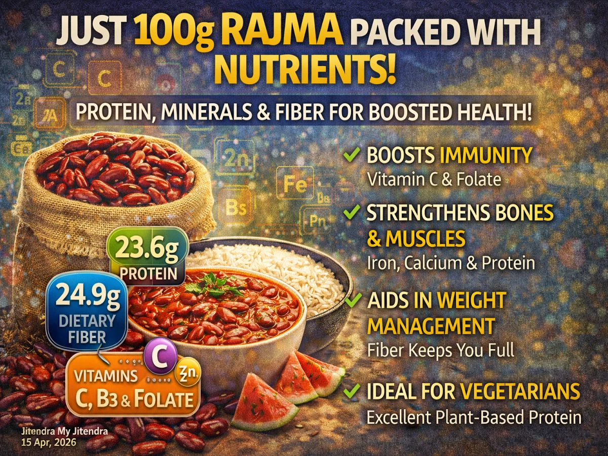 Rajma Nutrition Guide: Just 100g Packed with Protein, Fiber & Essential ...