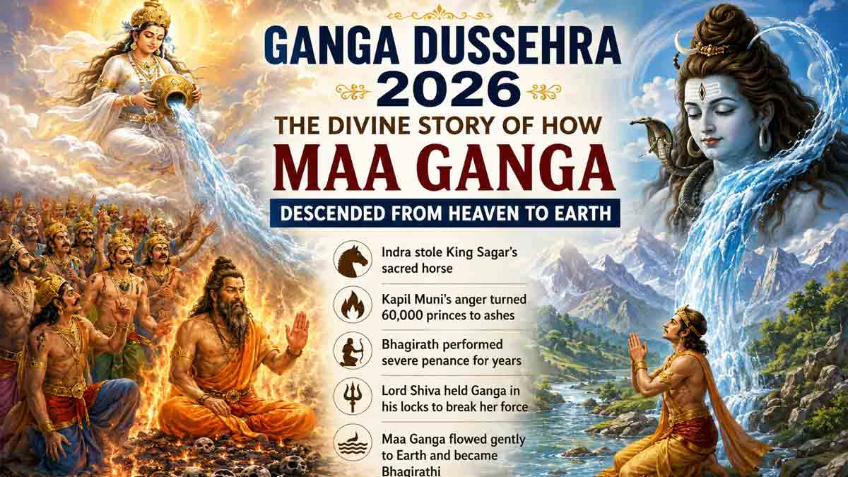 Ganga Dussehra 2026: The Story of How Maa Ganga Descended From Heaven ...