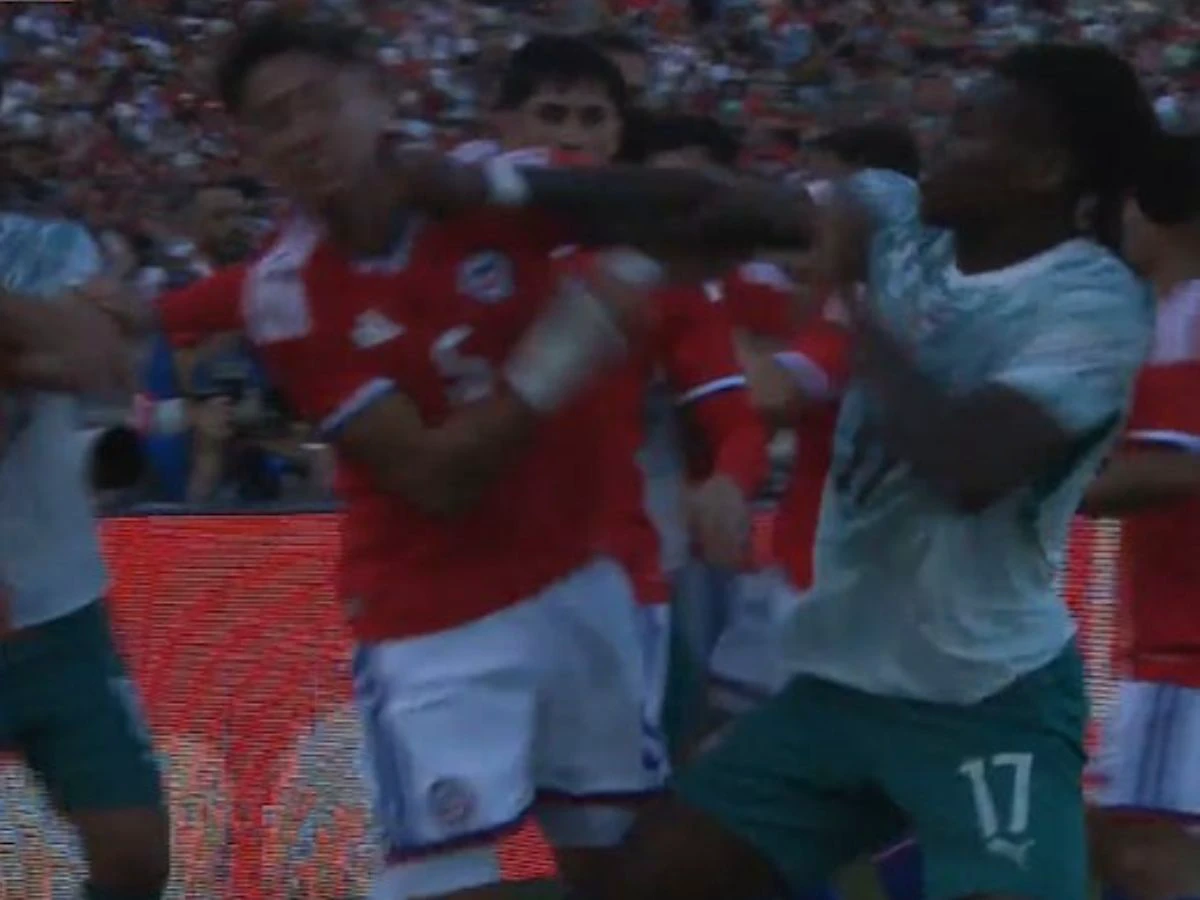 FIFA World Cup 2026 Brawl: Rafael Leao Sent Off For Punching Ivan Roman ...