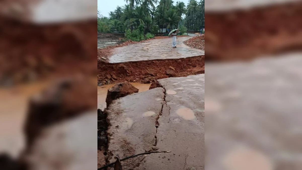 Heavy rain causes damage to houses, disrupts road connectivity across ...