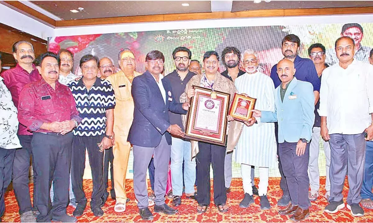 Top film celebrities grace 75th birthday bash of Krishna Reddy | Dailyhunt