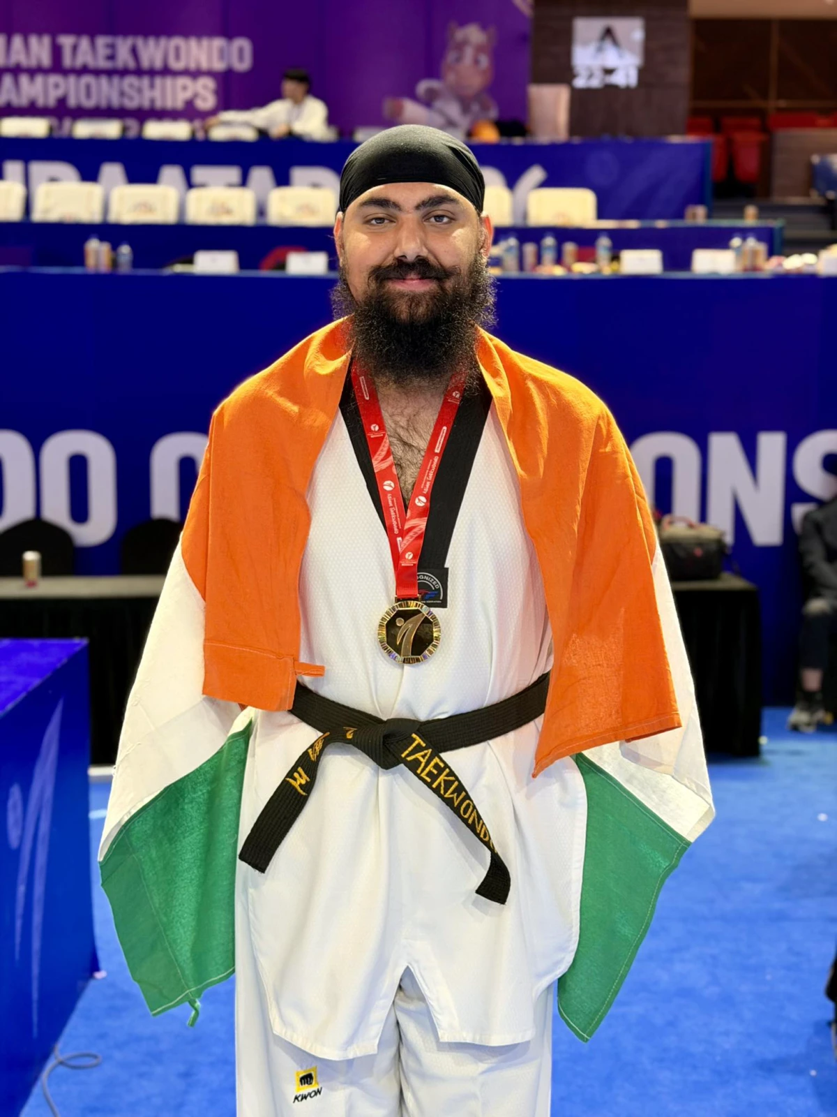 Jammu's Chandeep Singh bags historic gold at Asian Para Taekwondo meet ...
