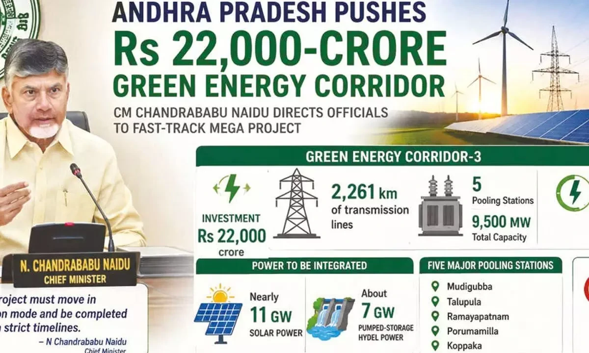 Naidu pushes Rs 22K-cr Green Energy Corridor | Dailyhunt