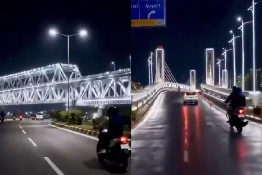 Pedestrians in reverse, vanishing bike: BJP's 'beautified' Patna video ...