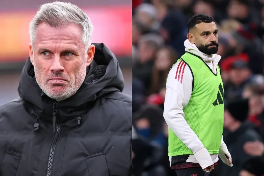 'A disgrace': Jamie Carragher slams Mohamed Salah after star drops Slot ...