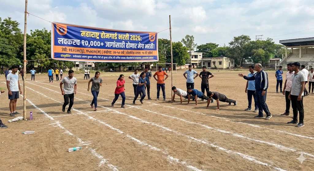 महाराष्ट्र होमगार्ड भरती 2026: लवकरच १०,०००+ जागांसाठी होणार मेगा भरती ...