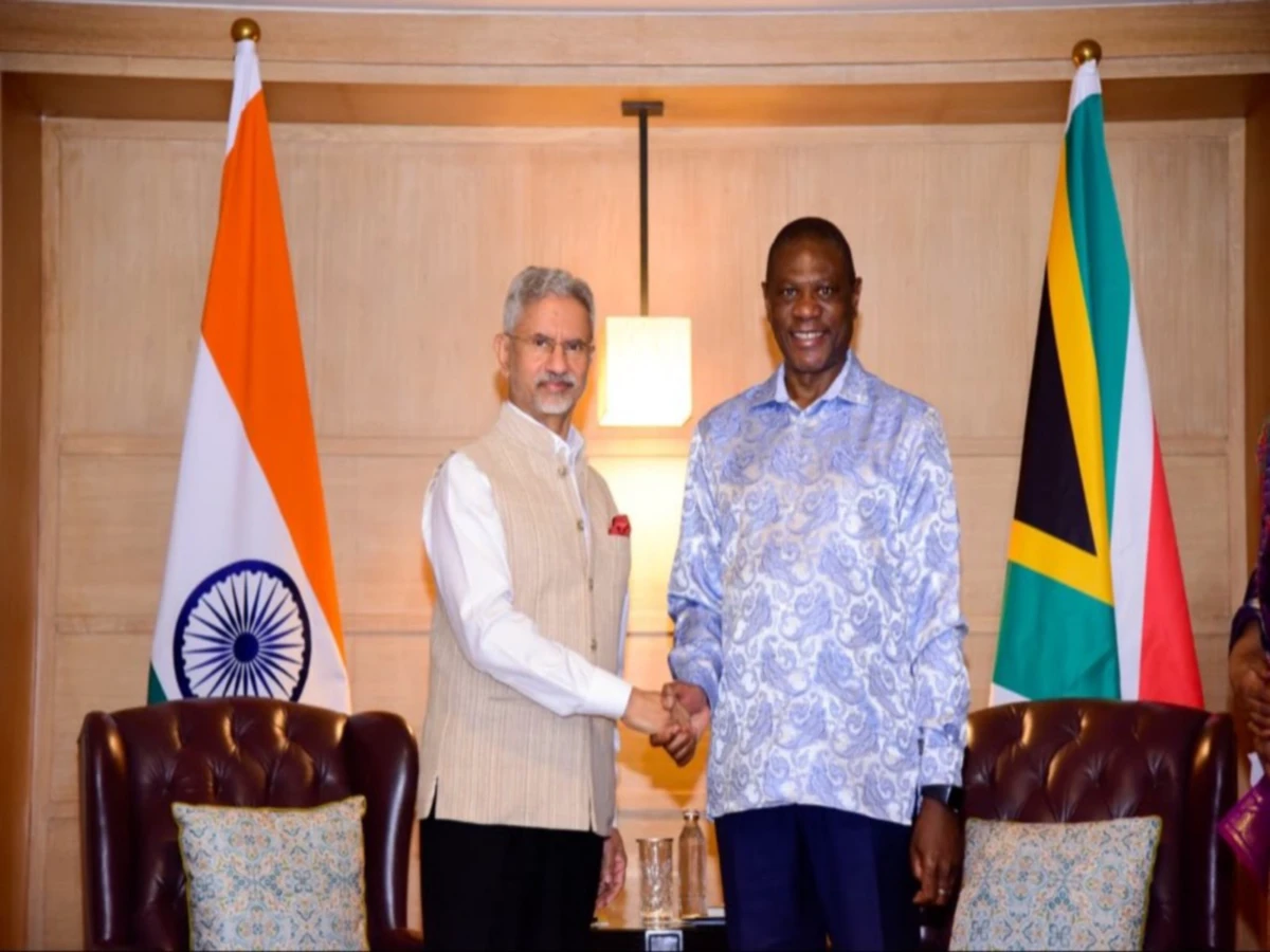 Jaishankar meets S African Deputy President Mashatile, discusses ...