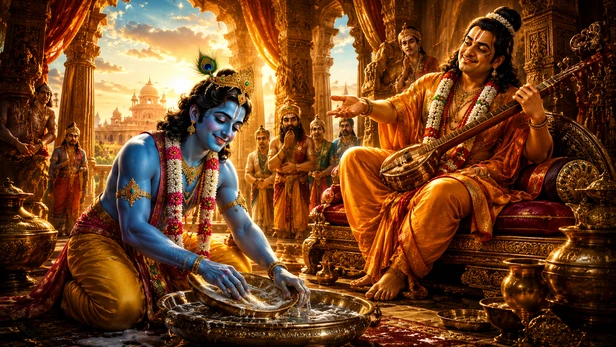 Why Narad Muni Made Krishna a Servant | Dailyhunt