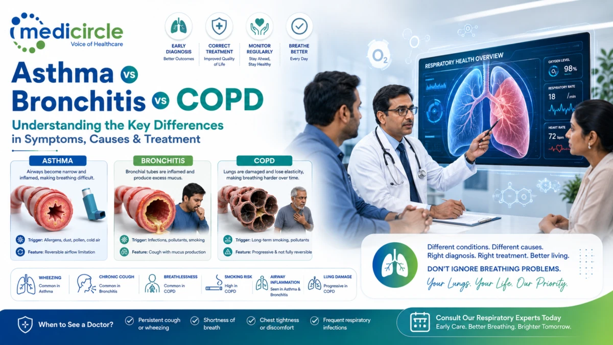 Asthma vs Bronchitis vs COPD: Difference Explained for Patients | Dailyhunt