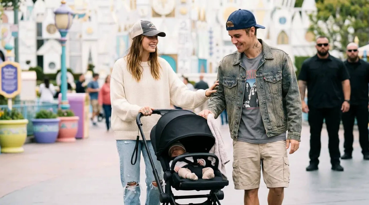 Inside Justin and Hailey Bieber's Magical Disneyland Family Day ...