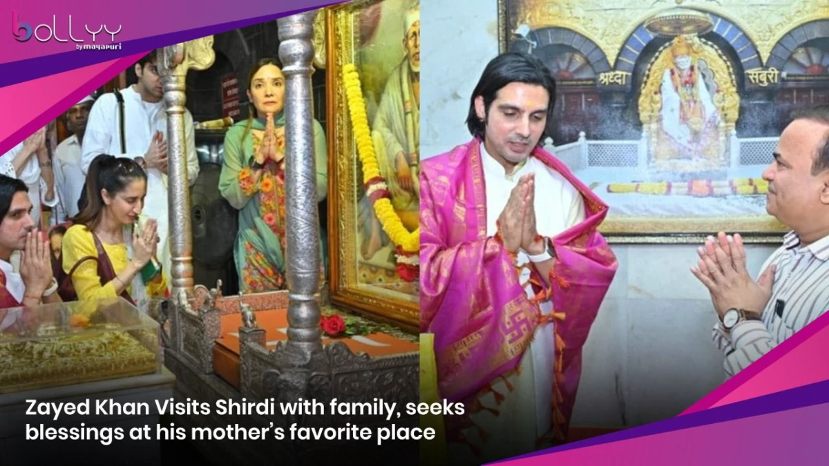 Zayed Khan Visits Shirdi with family, seeks blessings at his mother's ...
