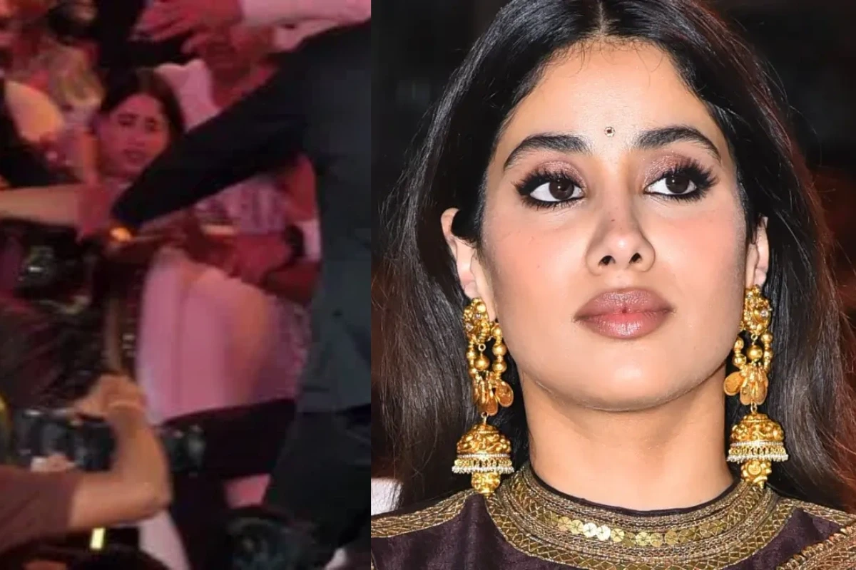 Fan Frenzy Gone Wrong! Jahnvi Kapoor Left Stunned As Admirer Rushes ...