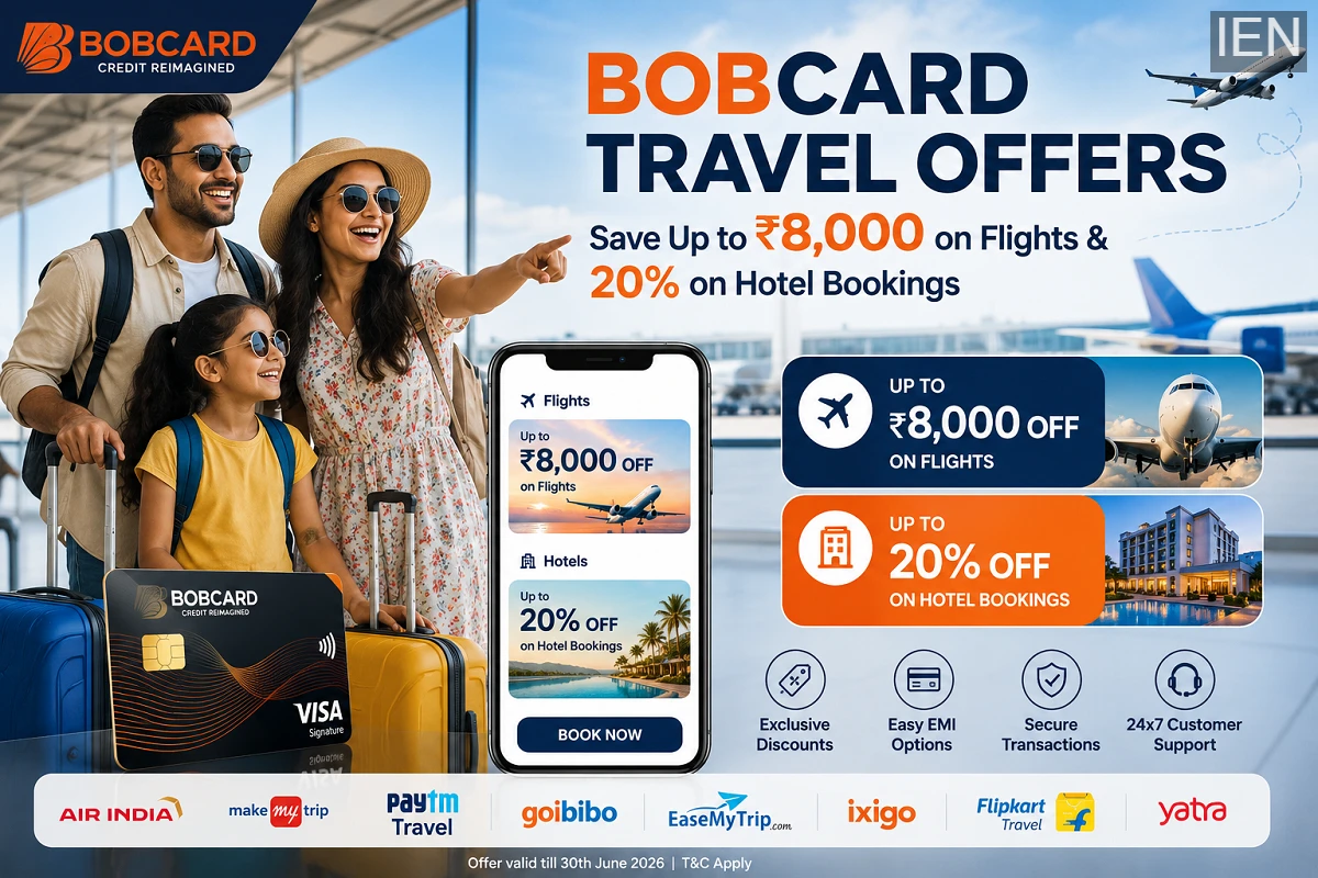 BOBCARD Travel Deals: Get Up to ₹8,000 Off on Flights and Save 20% on ...
