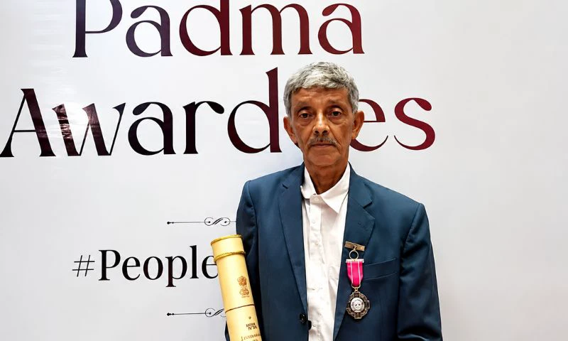 Hally War awarded Padma Shri for safeguarding Meghalaya's living root ...