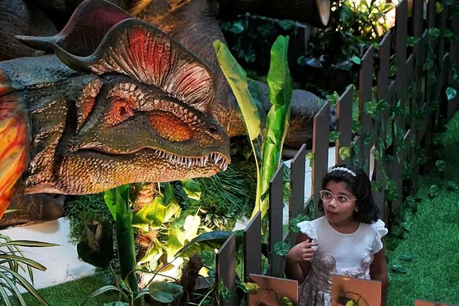 In pictures: South City Mall sends shoppers back to the Jurassic era ...