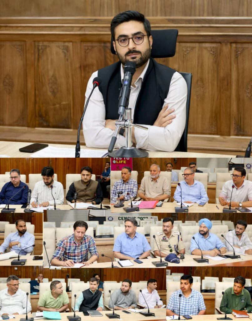 DC Srinagar reviews progress of infrastructure upgradation projects ...