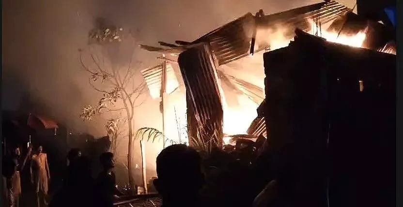 Four Family Members Killed as Massive Fire Guts Houses and Rented Rooms ...