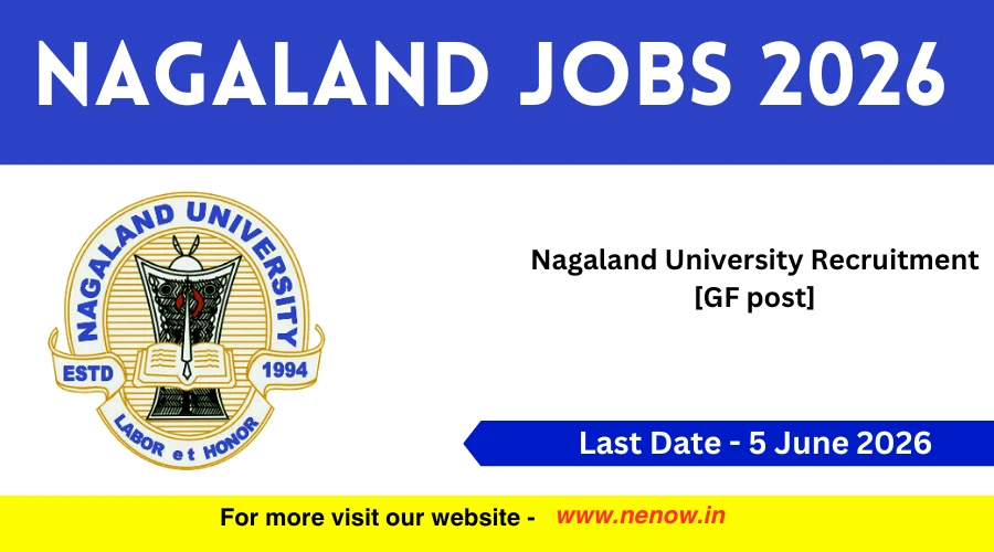 Nagaland Jobs 2026 : Nagaland University Recruitment [GF post] | Dailyhunt