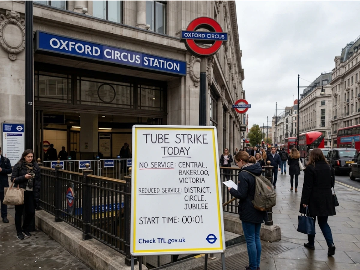 London Tube Strike: Here's the Full List of Affected Lines & Start Time ...