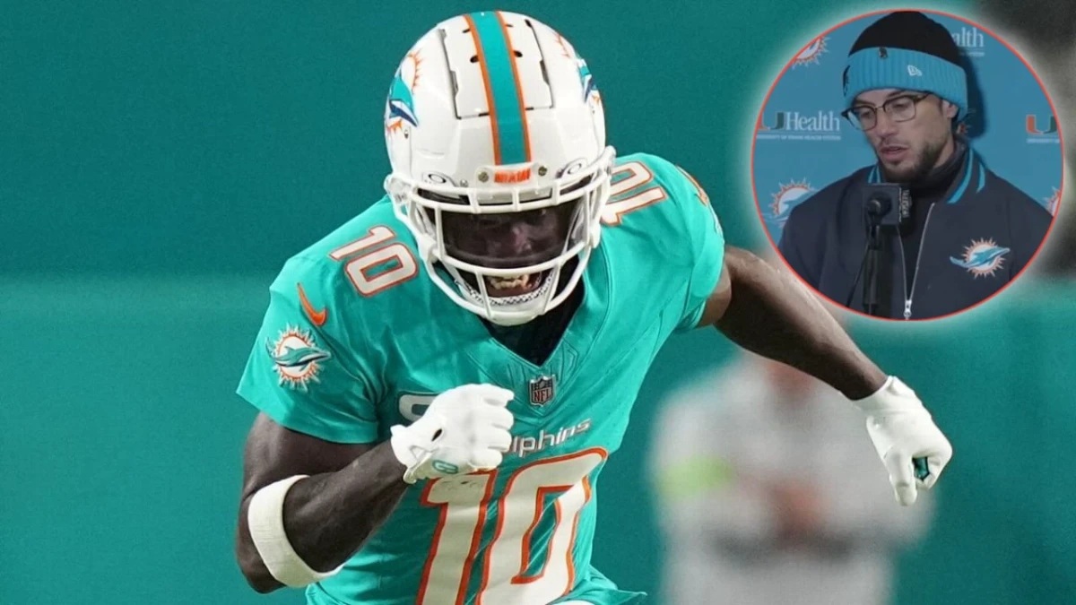Mike McDaniel confirms Tyreek Hill quit on the Dolphins mid-game with ...