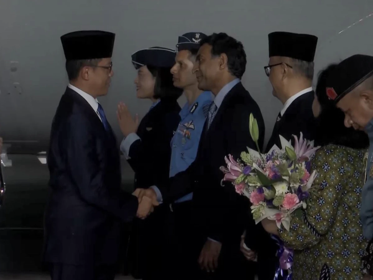 Indonesian FM Sugiono arrives in New Delhi to co-chair 8th Joint ...