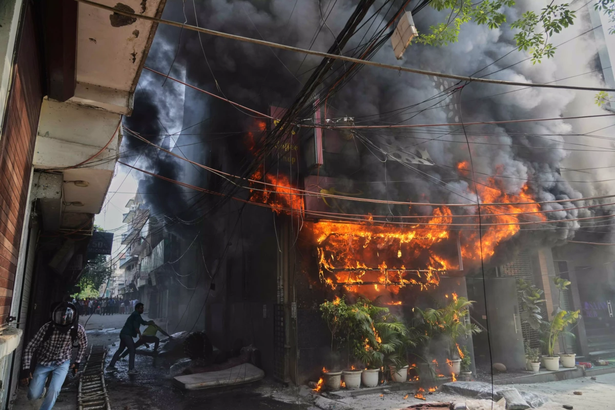 Delhi Blaze: Hotel Building Owner Arrested After Malviya Nagar Fire ...