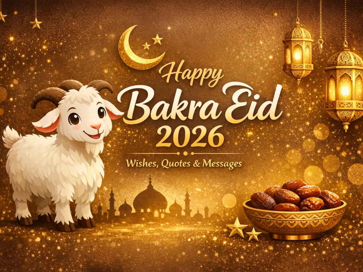 Happy Bakra Eid 2026: Top 50+ Wishes, Quotes, Emotional Messages ...