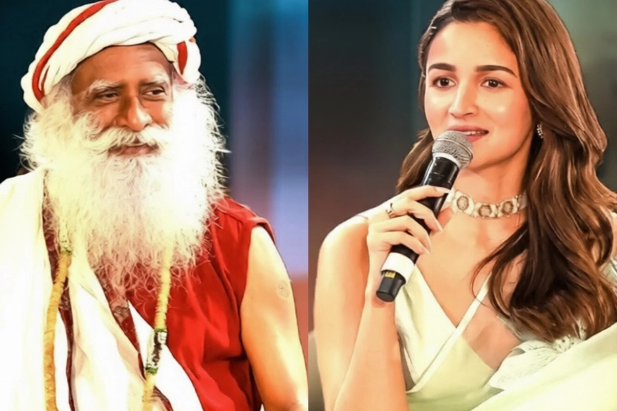 Alia Bhatt Viral Video: 'He Cooked Her.' Actress Looks On As Sadhguru ...