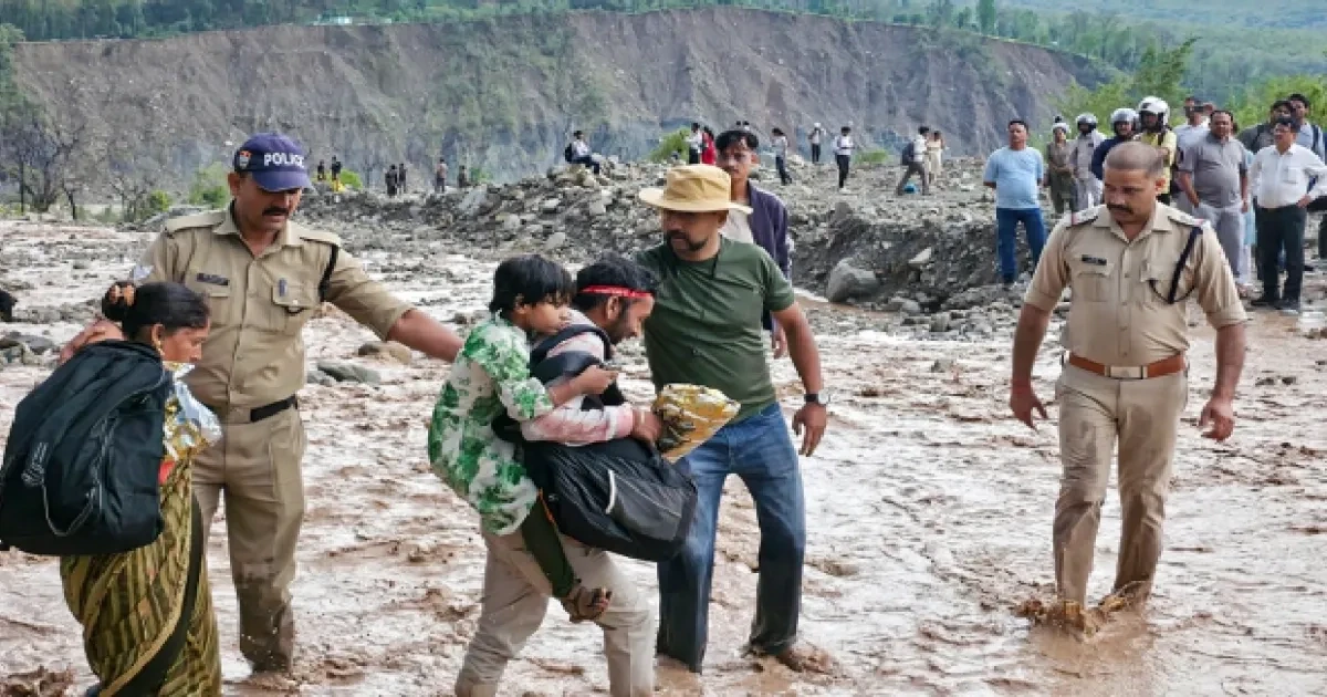 SDRF Rescues Over 50 Devotees At Reetha Sahib As River Levels Rise ...