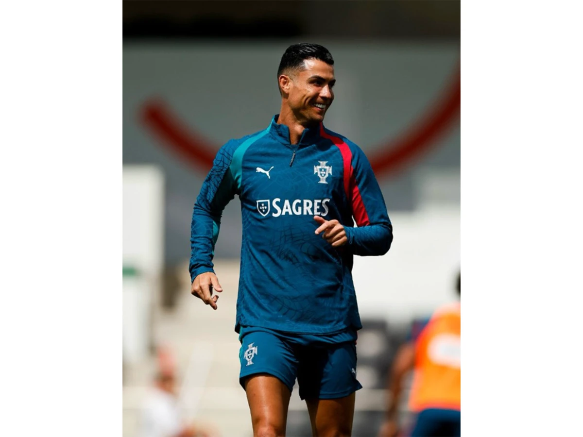 Cristiano Ronaldo shares first Portugal training session ahead of FIFA ...