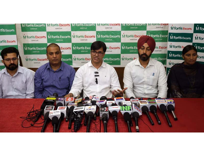 Fortis Hospital Amritsar saves woman from septic shock, multi-organ ...
