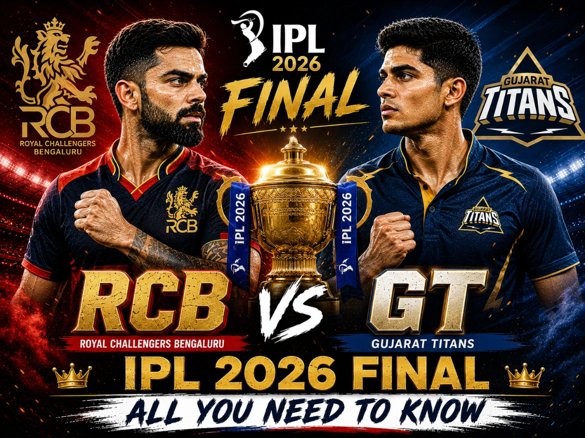 IPL Final 2026: Check RCB vs GT Date, Time, Venue, Live Streaming, Head ...