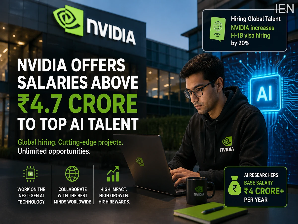NVIDIA Offers Salaries Above ₹4.7 Crore as AI Talent War Intensifies ...