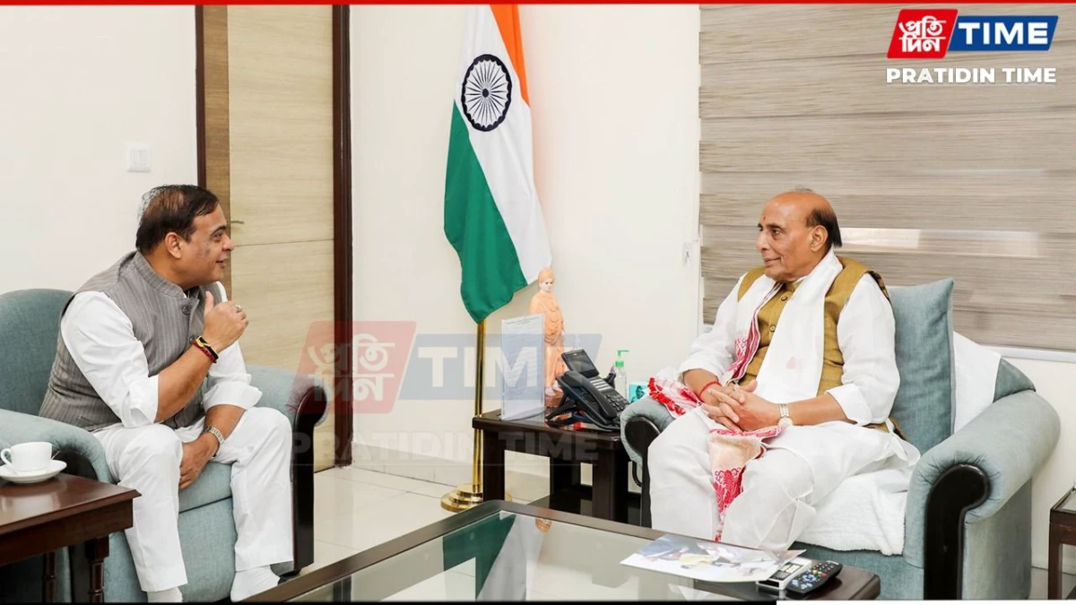 Assam CM Meets Rajnath Singh, Pushes Defence Industry Expansion Plans ...