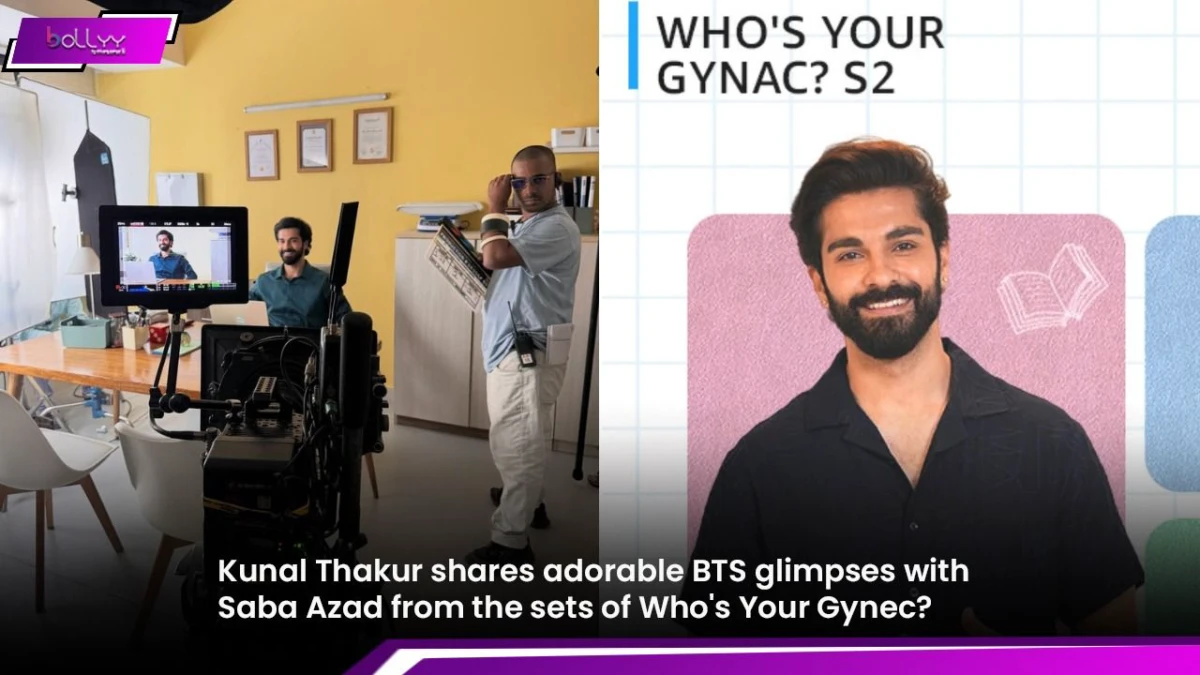 Kunal Thakur shares adorable BTS glimpses with Saba Azad from the sets ...