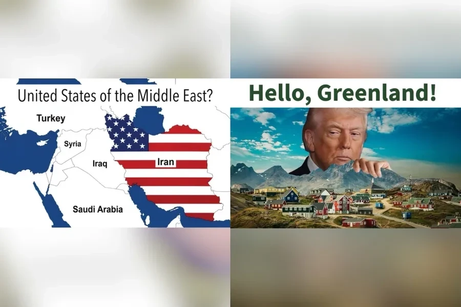 'United States of Middle East?' Trump shares shocking Iran map on Truth ...