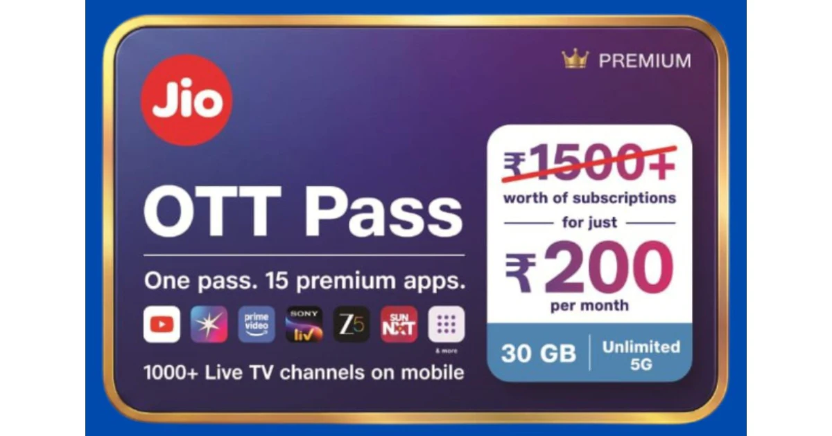 Jio OTT Pass Rs 200 delivers powerful new value for streamers | Dailyhunt