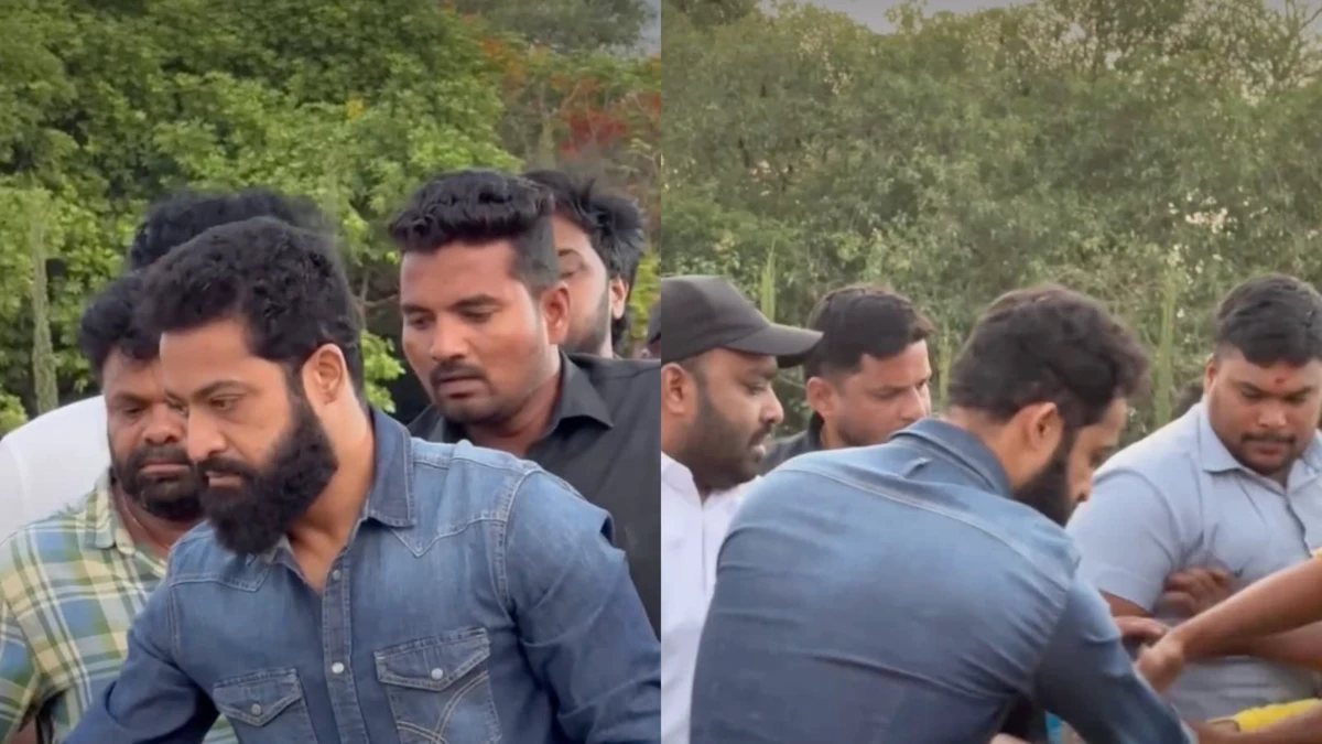Fan falls at Jr NTR's feet, Actor's reaction goes viral | Dailyhunt
