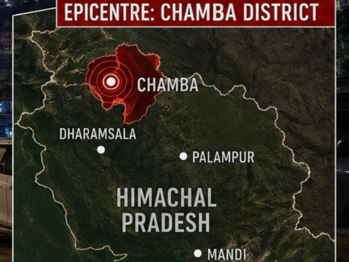 Himachal Pradesh Earthquake: Magnitude 5 Quake Jolts Hill State, People ...