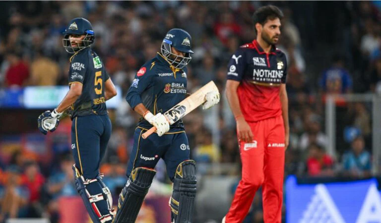 Bengaluru bowlers restrict GT to 155/8 in title clash at Ahmedabad ...