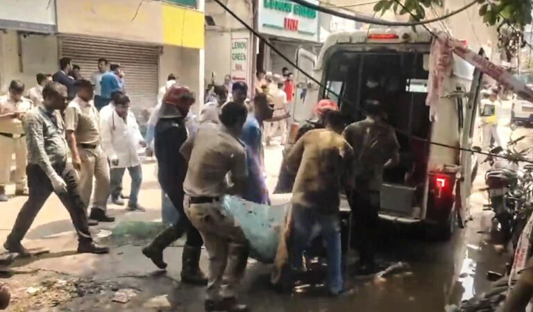 Delhi hotel fire: Several jump from building in desperate bid to escape ...