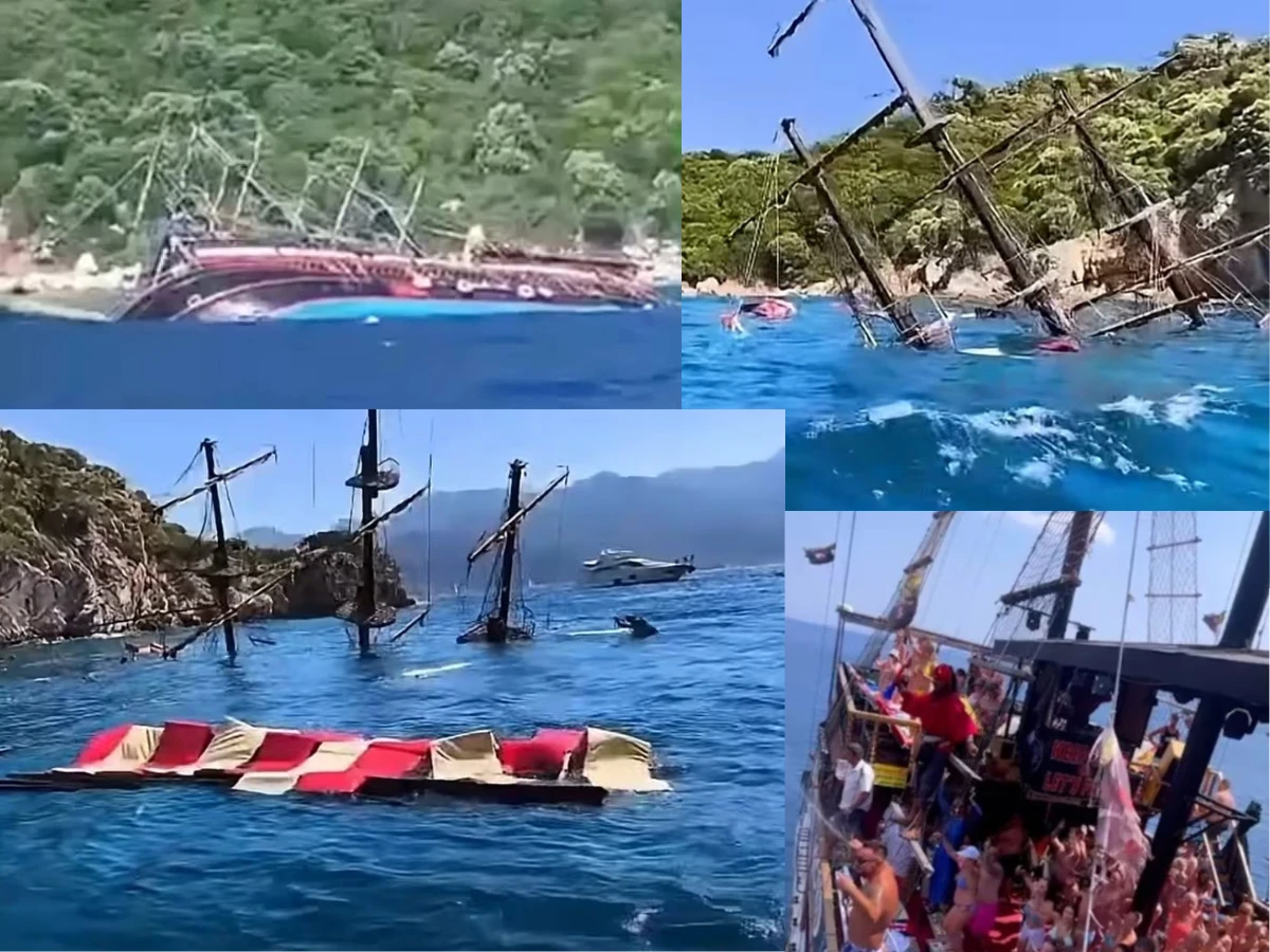 Pirate Themed Party at 'Big Boss Diamond' Boat Sinks Off Turkey Coast ...
