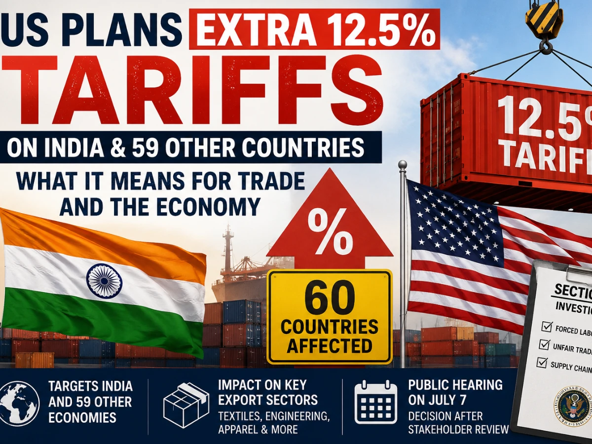 US Plans 12.5% Tariffs on India and 59 Other Countries | Dailyhunt