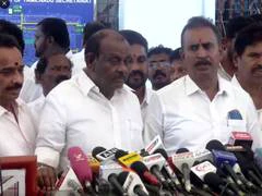 "No split in party, only differences of opinion": SP Velumani after ...
