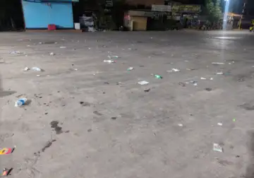 Despite renovation, Mangaon (Raigad) bus stand is in a bad state due to ...